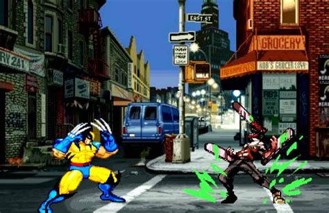 Wolverine Vs Denji Sprite Art By Sarkpage On Deviantart