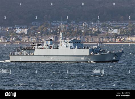 Eml Sakala M314 A Sandown Class Mine Countermeasures Vessel Of The