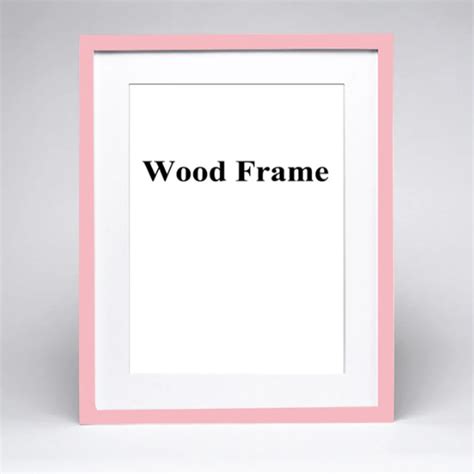 Природа твердая простая деревянная рамка для картин А4 А3 черно белая кофейная деревянная