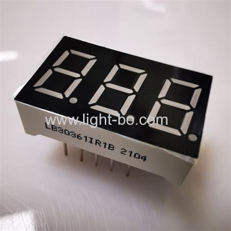 Inch Common Anode Super Bright Red Digit Led Seven Segment Led Display For Digital
