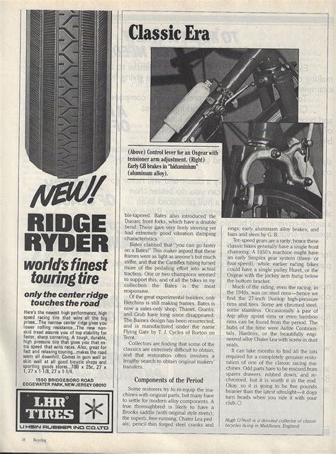40 Years Ago June 1983 In Bicycling Magazine Bike Forums