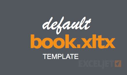 How To Set A Default Template In Excel Exceljet