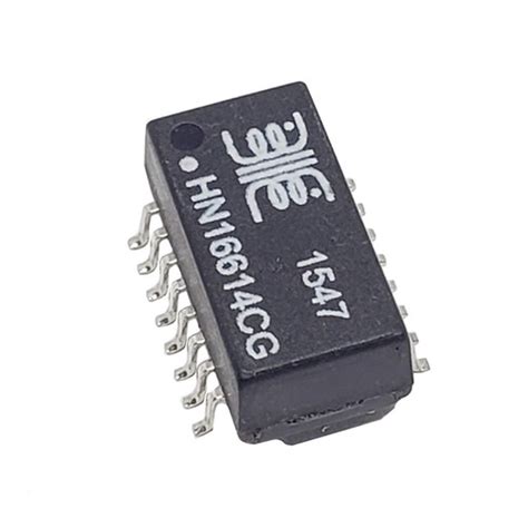 Hn16614cg Surface Mountable Miniature Size Ethernet Transformer Smd 16 Al Hekma Electronics