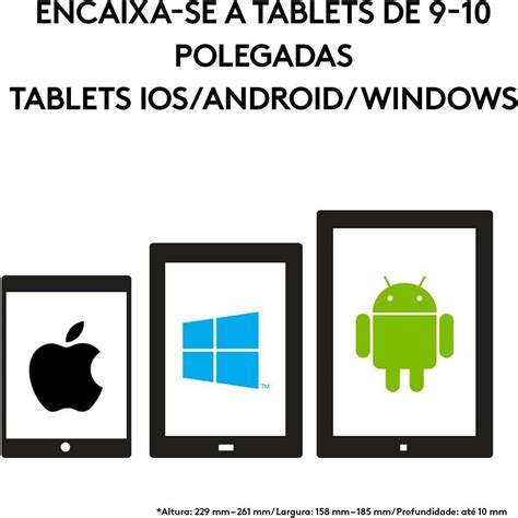 Comprar Capa Logitech Teclado Universal Folio Bluetooth Para Tablets De