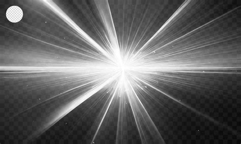 Premium Psd Abstract Sun Burst With Digital Lens Flare Background