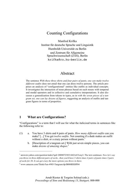 pdf counting configurations
