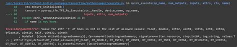 Python Invalidargumenterror While Using Tensorboard On A Tensorflow