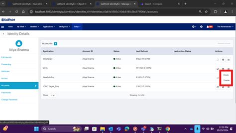 Remove Delete And Disable Button From Manage Account Page Iiq