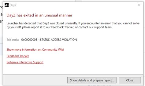 T Error Code Xc STATUS ACCESS VIOLATION