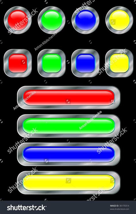 Blue Glass Button Without Background Images Stock Photos Vectors Shutterstock