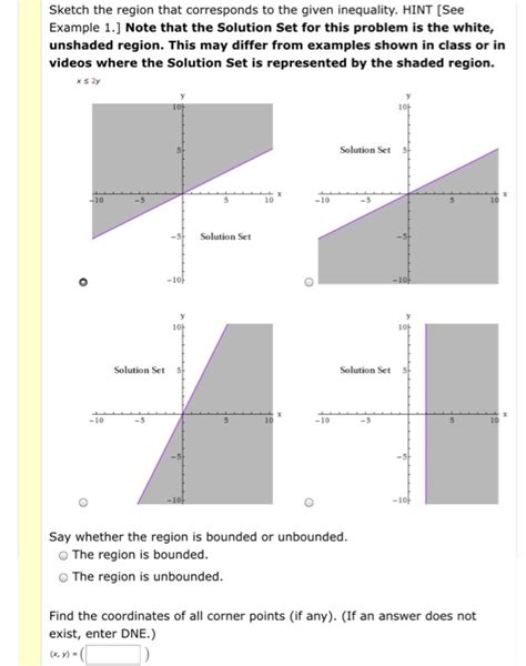 Solved Sketch The Region That Corresponds To The Given Chegg Com