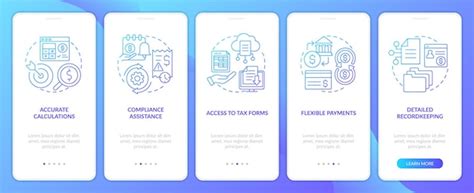 Premium Vector Payroll Management Software Pros Blue Gradient