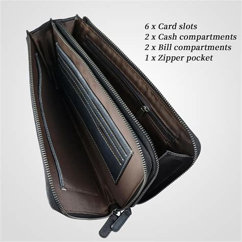 Clutch Wallet For Men New Mens Clutch Bag Wallet Soft Leather
