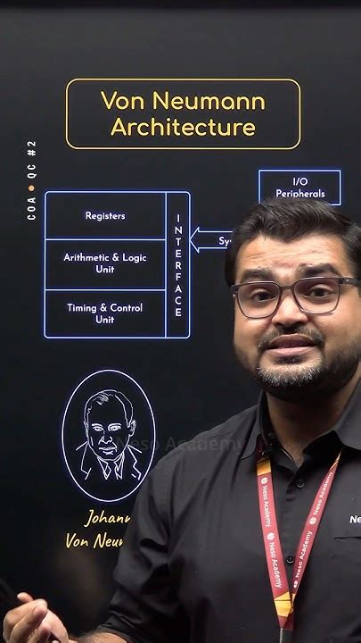 Von Neumann Architecture Coa Nesoacademy Quickconcepts Youtube