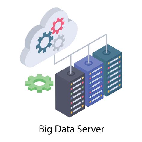 big data server 3003294 vector art at vecteezy