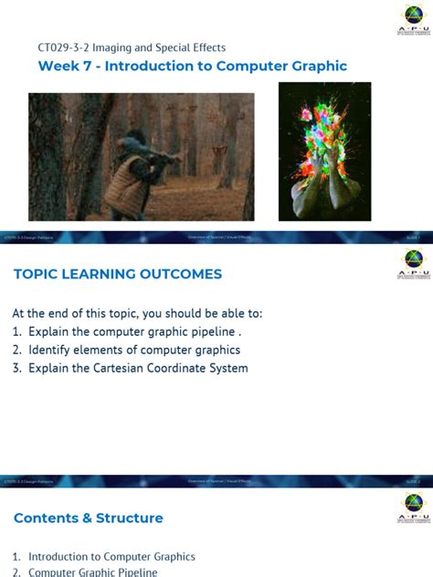 week 7 introduction to computer graphics pdf