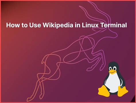 How To Use Wiki From Linux Terminal Artofit