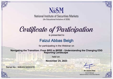 Grateful For Learning From Nism Webinar Faizul Abbas Beigh Posted On
