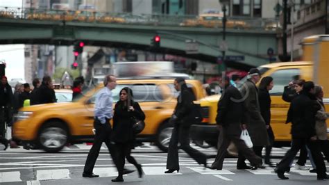 Busy People Walking