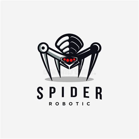 Spider Robot Logo Icon Illustration Stock Vector Illustration Of Business Power 196911817