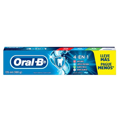 Pasta Dental Oral B 4 En 1 X 180 G Farmacity