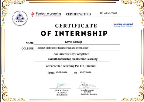 kavya rastogi on linkedin machinelearning pantechelearning