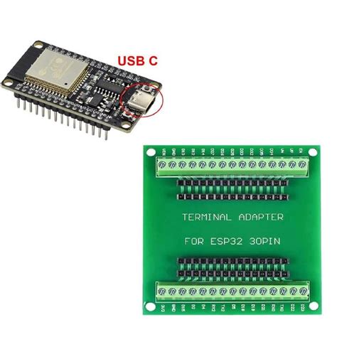 Jual Terminal Screw Shield Expansion Board Esp32 Doit Devkit V1 30pin Plus Esp Type C Kota