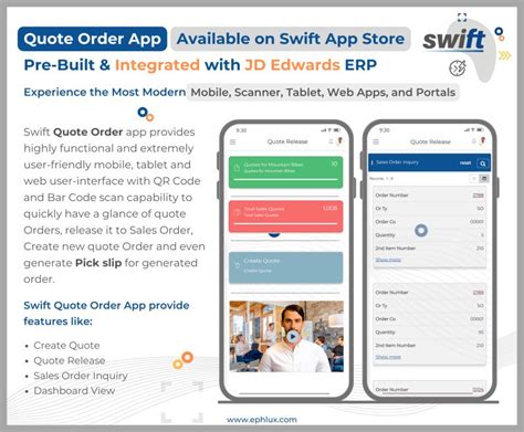 Ephlux On Linkedin Jdedwards Jde Swift Usecase Mobileapp Innovation Agility Nocode