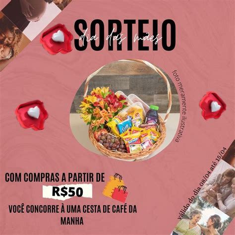 Arte Para Sorteio Sorteio Sorteio De Cestas Cesta De Café Da Manhã