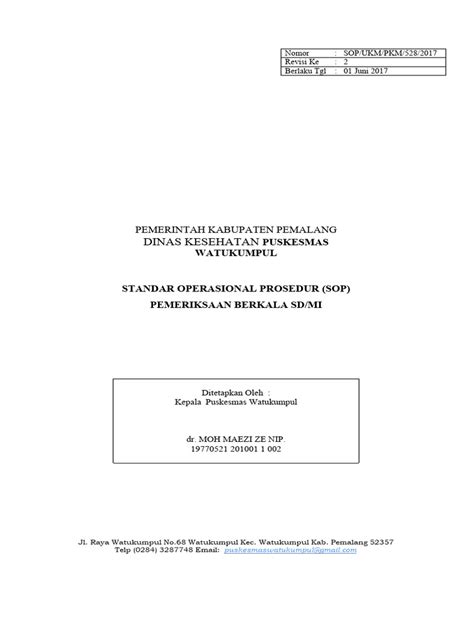 Sop Mtbs Pdf