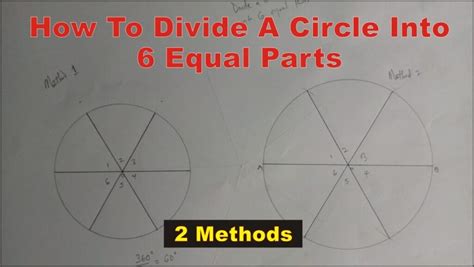 How to Divide a Circle into 6 Equal Parts - PA Academy