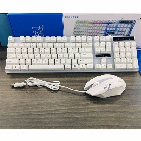 G21 G21b Led Gaming Keyboard Mouse Combo Shopee Malaysia