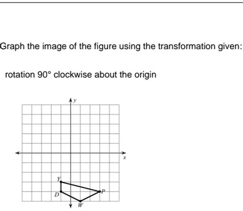 solved graph the image of the figure using the