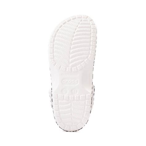 Crocs Classic Warped Checker Clog White Black Journeys