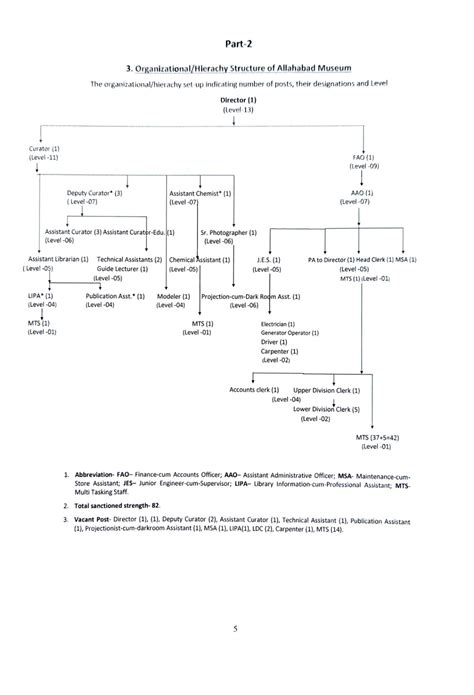 Hierarchy Structure The Allahabad Museum