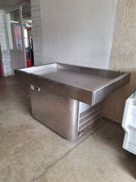 Хладилна маса за риба Хладилна маса шкаф Fr Хладилници Фризери Бургас Хладилна маса з