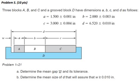 Problem 5 10 Pts Three Blocks A B And C And A Chegg Com