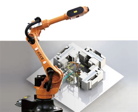 Robotic Loading And Unloading System Industrial Robot Step