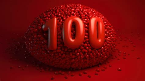 Texture Balloon Red Textured Background With 100k Text Effect In 3d Render Backgrounds | JPG ...