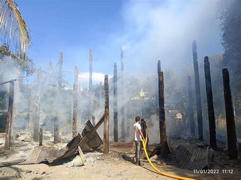 ထီးလင်း၊ ကျားခဲရွာကို စစ်တပ် မီးရှို့မှု နေအိမ် ၁၄ လုံးပြာကျ Khit