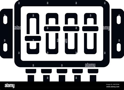 Contact Junction Box Icon Simple Vector Electric Switch Mount Control Stock Vector Image And Art