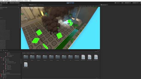 Quad Magicvoxel Stage Test With Water Effect Youtube