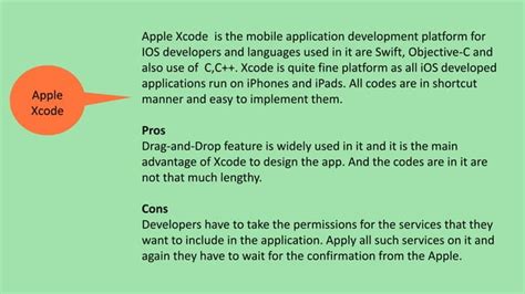 Mobile Application Development Platform Ppt