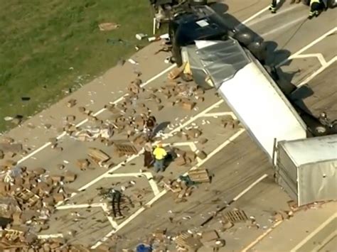 Sex Toys Cover Highway After Semitruck Rollover