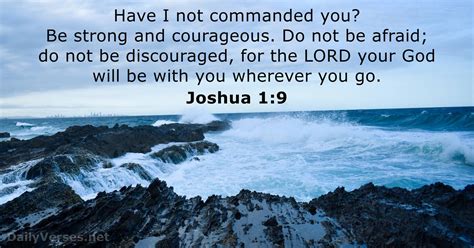 Joshua 1 9 Bible Verse