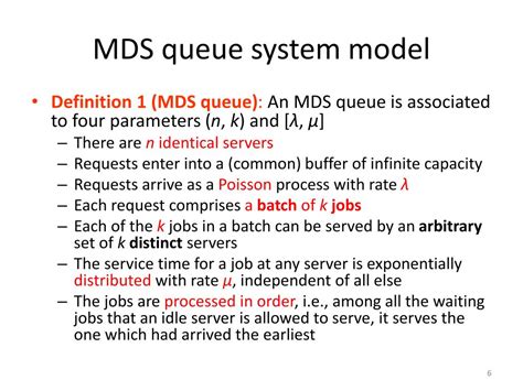 Ppt The Mds Queue Analyzing The Latency Performance Of Erasure Codes
