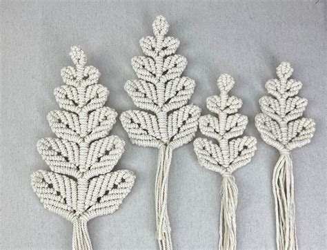DIY Macrame Branch With Leaves Macrame Vine PDF Pattern Macramé