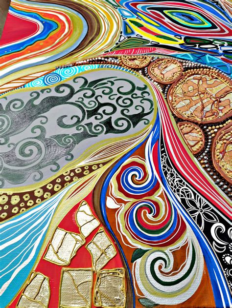 Интерьерная картина абстракция с золотой поталью Путешествие на заказ в интернет магазине