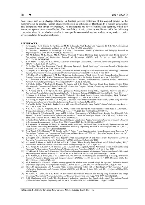 Automatic Delivery Scam Prevention Using Raspberry Pi Pdf Technology Industry Industries