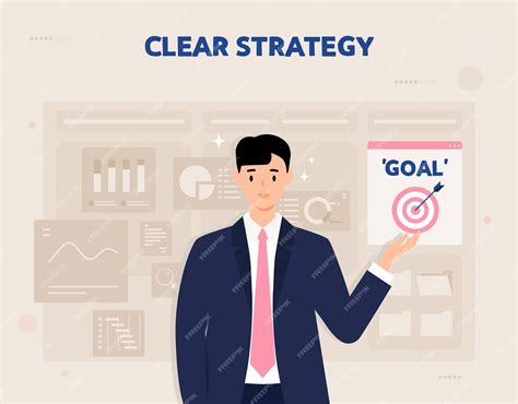 Premium Vector Accounting Analysis Concept Businessman With Charts